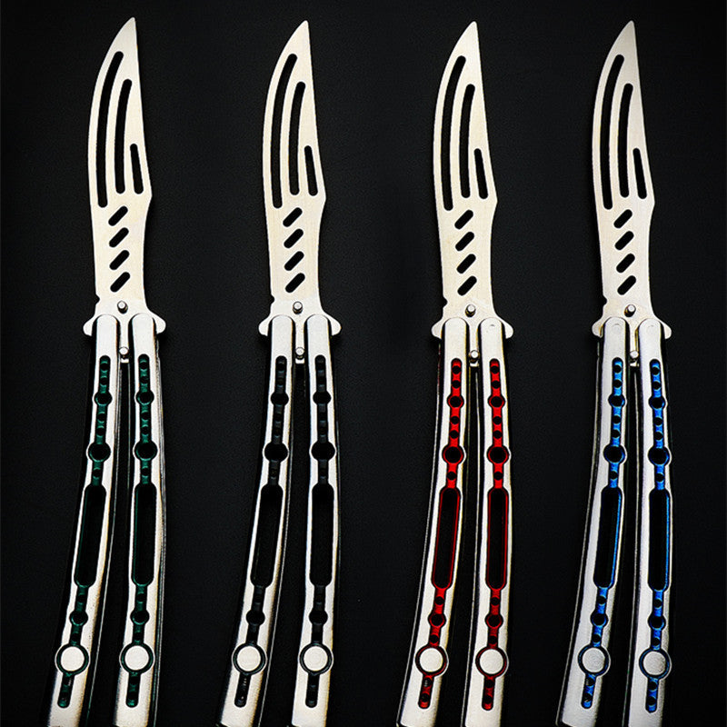 Armed Shark Thunderbird Butterfly Knife Trainer – Winged Edge Butterfly ...